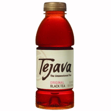 Tejava Original Unsweetened Black Tea PET Plastic Bottles, 16.9 Fl Oz, PK 12 40118 | Zoro